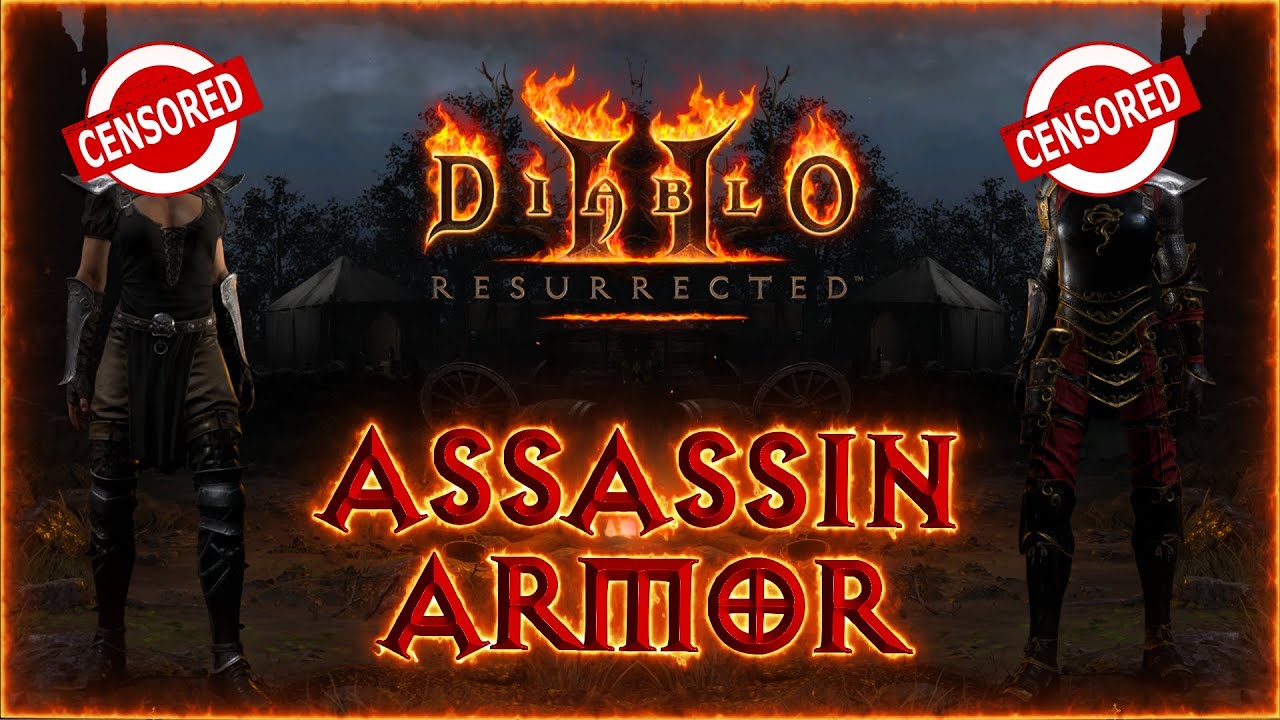 Diablo 2 Resurrected All Assassin Armor - YouTube