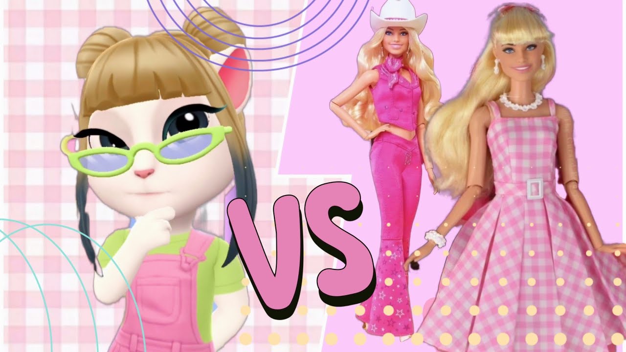 Transformation of Angela into two images and Barbie style🥰😘🤩 - YouTube