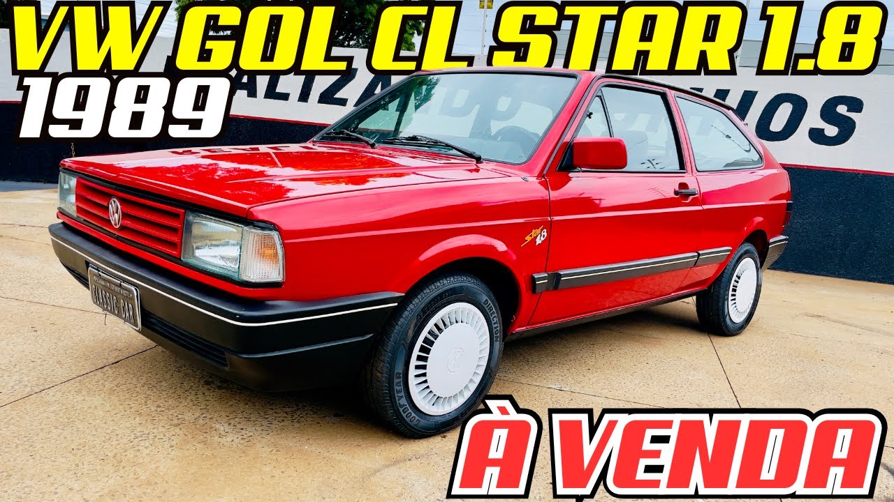 (VENDIDO) VW GOL CL STAR 1.8S 1989 - YouTube