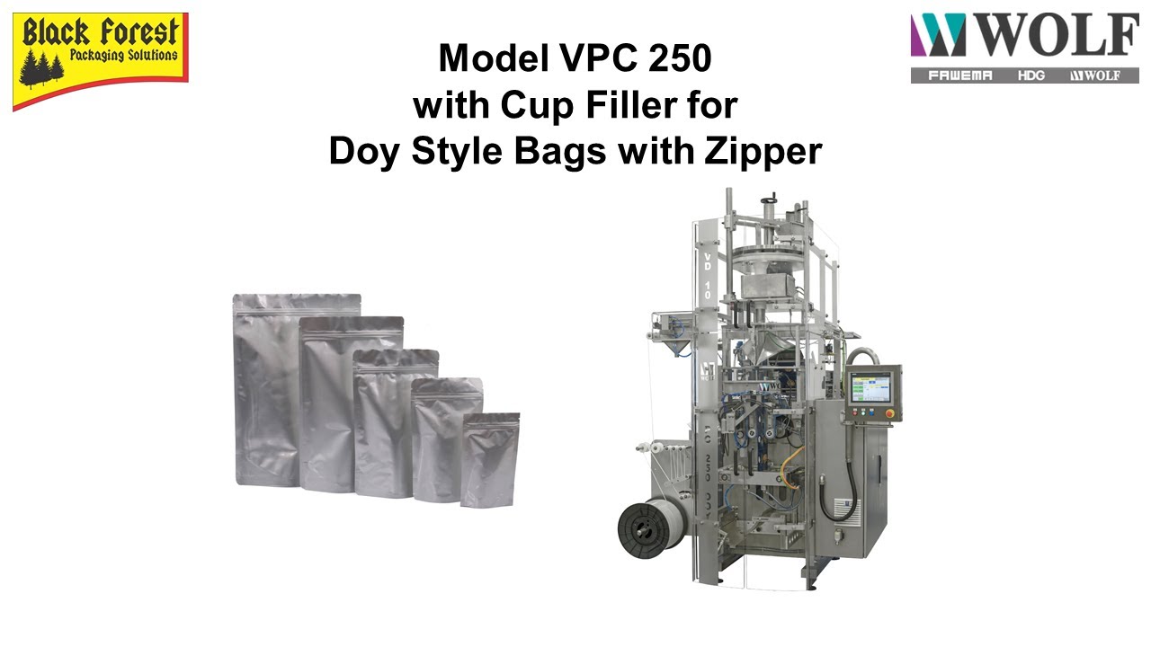 Wolf Packaging Machines Model VPC 250 - YouTube