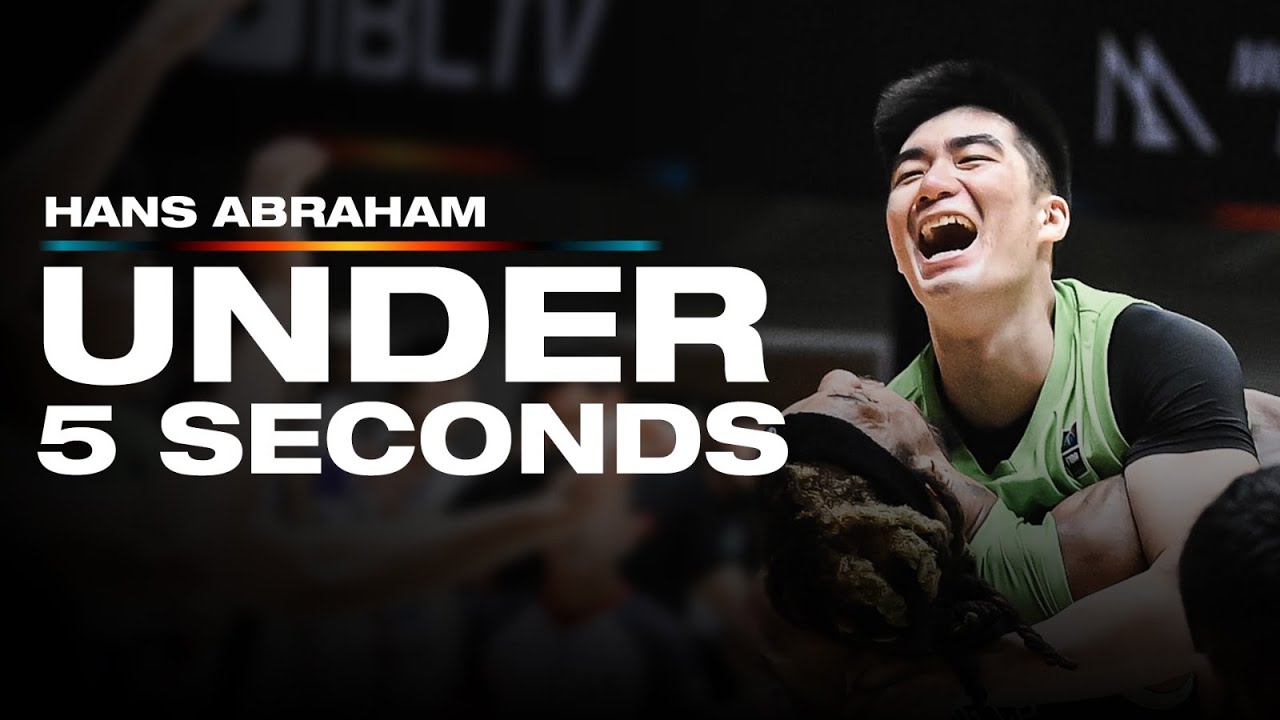 THE MOMENT HANS ABRAHAM TAKE OVER THE GAME VS Tangerang Hawks - YouTube