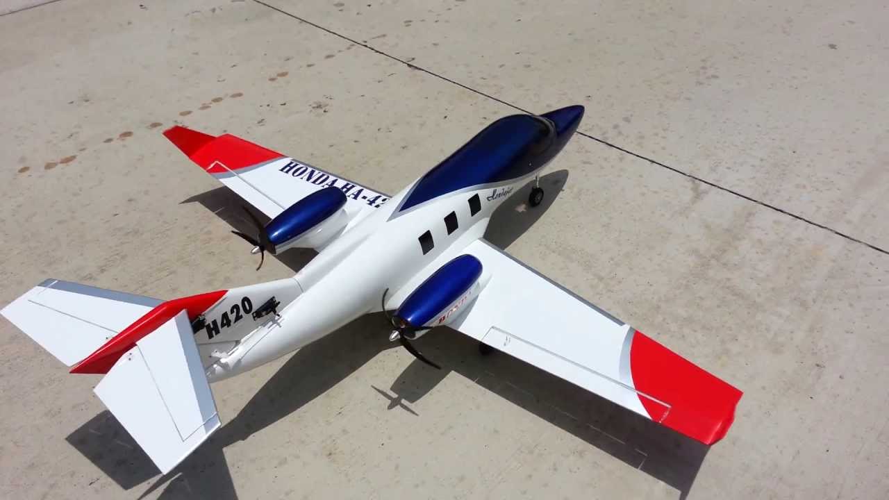 RC HA-420 Honda Jet Taxi Testing - YouTube