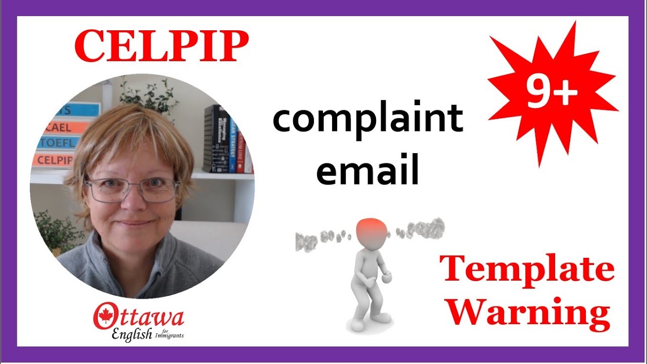 CELPIP Complaint Template Beware - YouTube