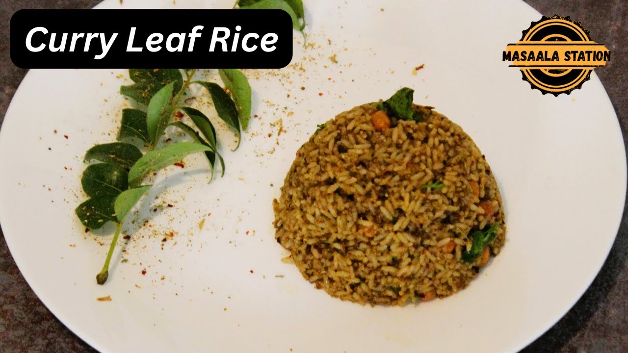 Curry leaf rice | Rice Recipe | Lunch Box Recipe | - YouTube