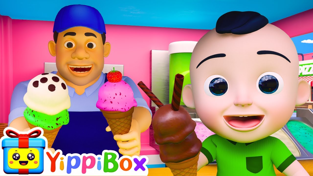 Ice Cream Song | Yummy Ice-cream for Kids | YippiBox Nursery Rhymes ...