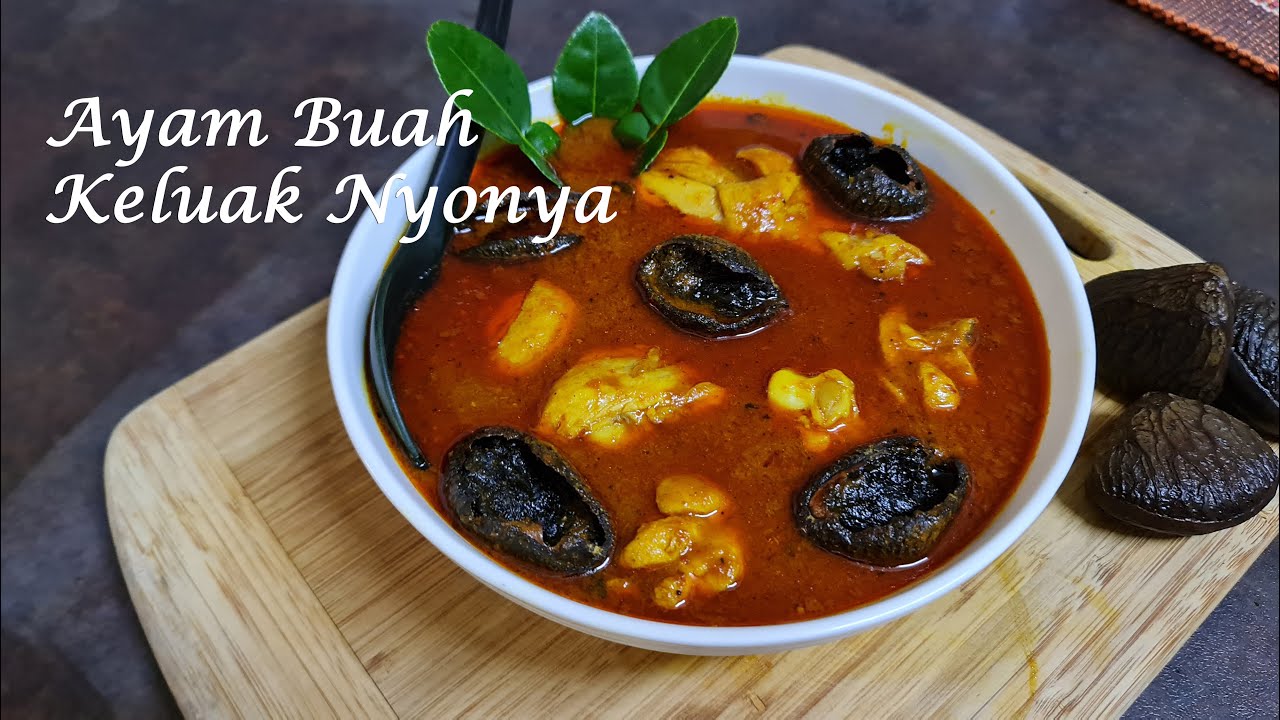 Ayam Buah Keluak / Spicy Chicken Meat with Buah Keluak - YouTube