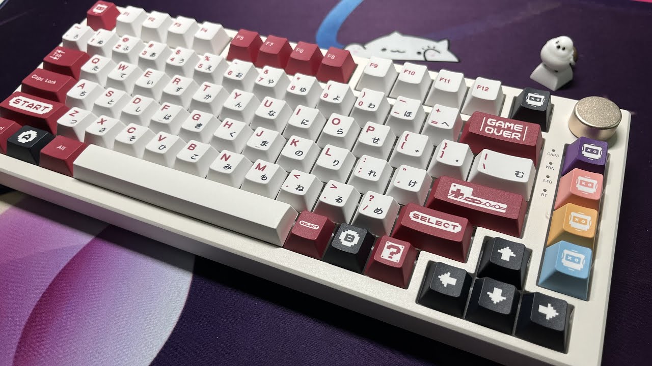 KTT Milk Yellow | Famicom Keycaps - YouTube