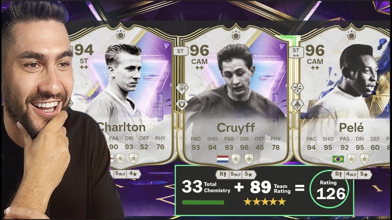 126 FUTURE STARS DRAFT CHALLENGE! DRAFT SUPERB CU FS CRUYFF & FS CHARLTON IN FC 25! - YouTube