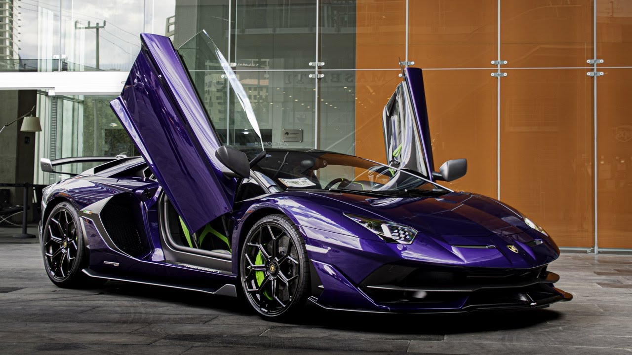 Aventador SVJ Morado en México - YouTube