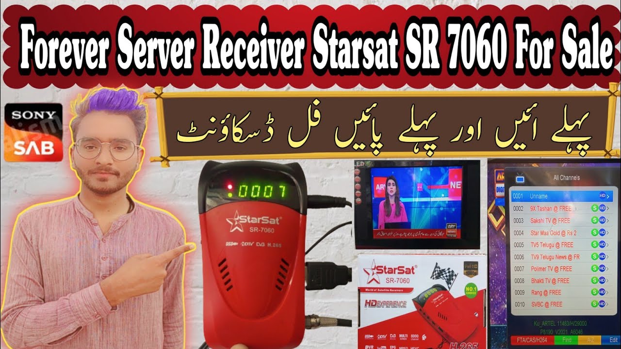 Forever Server Receiver Starsat Sr 7060 Hd Expeiriense For Sale ...