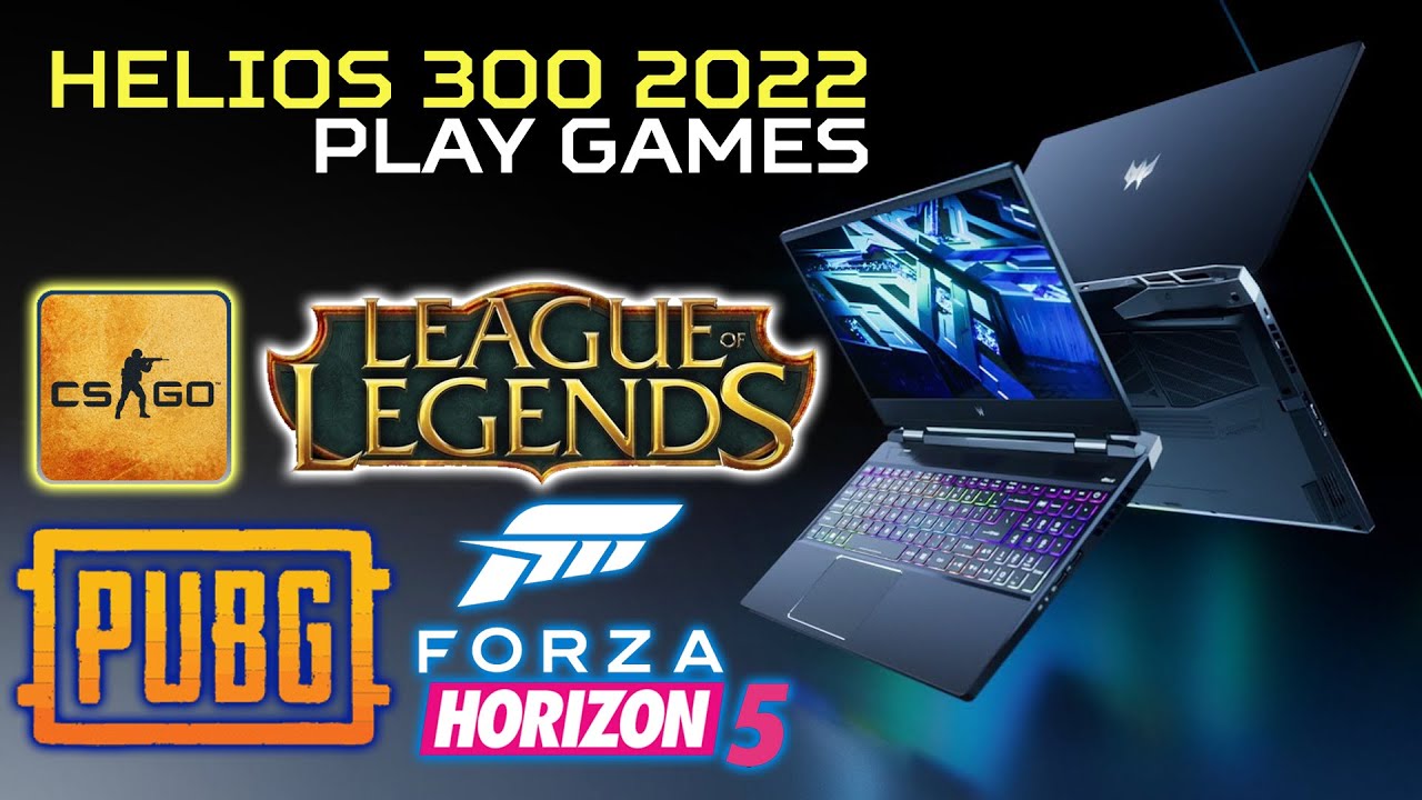 Predator Helios 300 PH315 55 76KG play games - YouTube