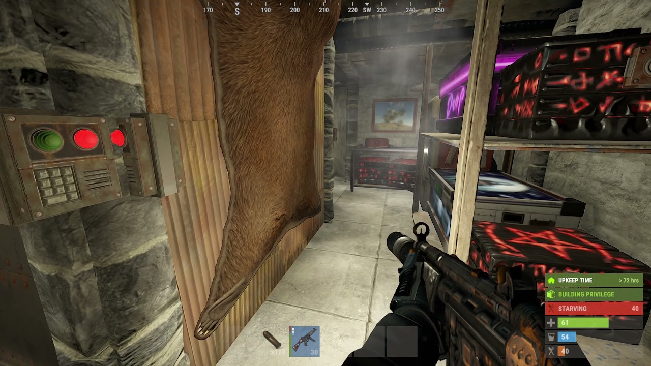 Rust cave base setup design - YouTube