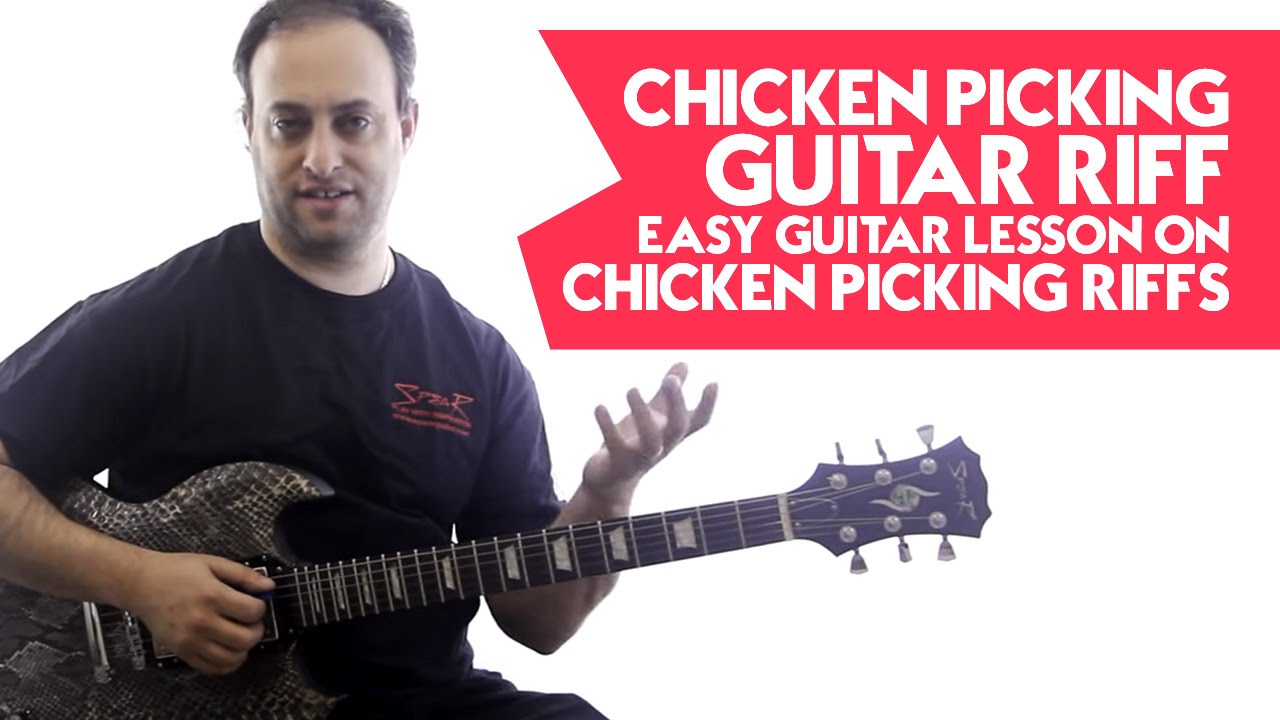 Chicken Picking Guitar Riff - Easy Guitar Lesson on Chicken Picking ...