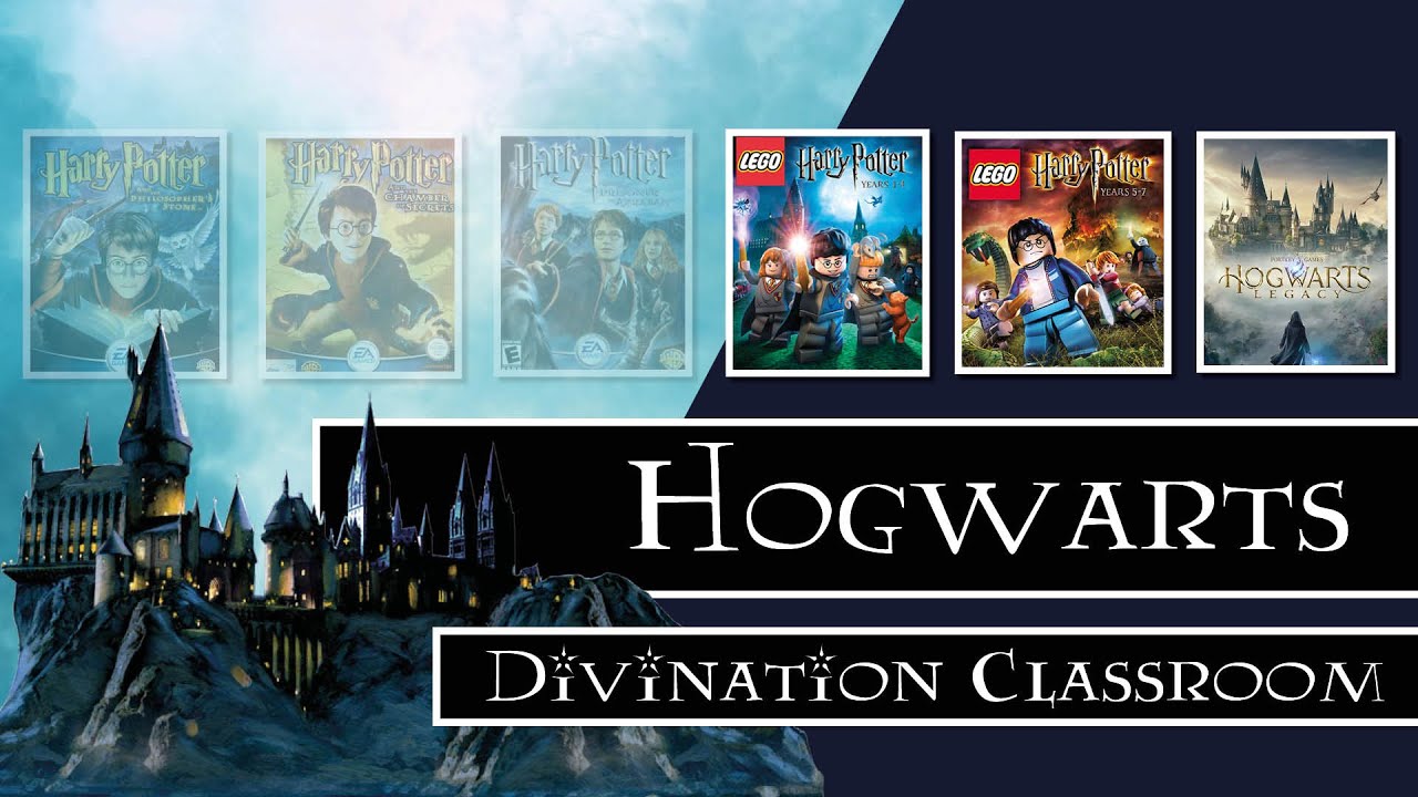 Harry Potter games & Hogwarts Legacy comparison - Divination Classroom ...