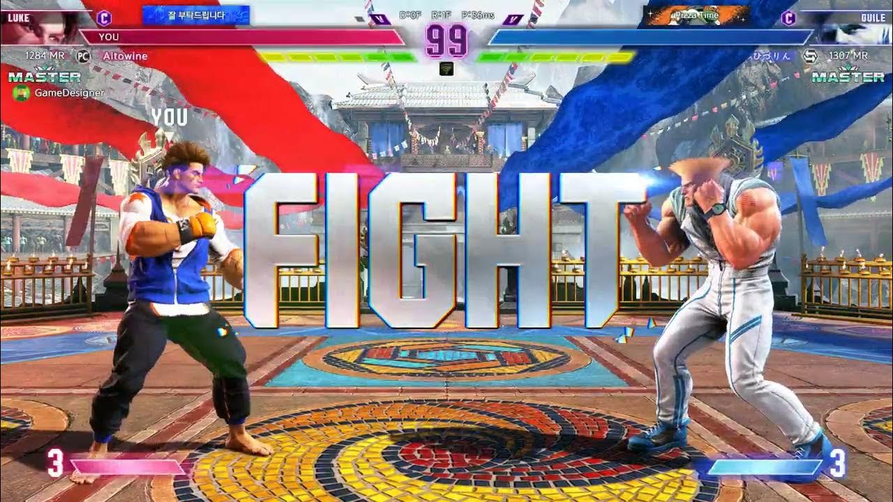 Altowine (Luke/C/MR 1284) vs Guile (C/MR 1307) | Street Fighter 6 - YouTube