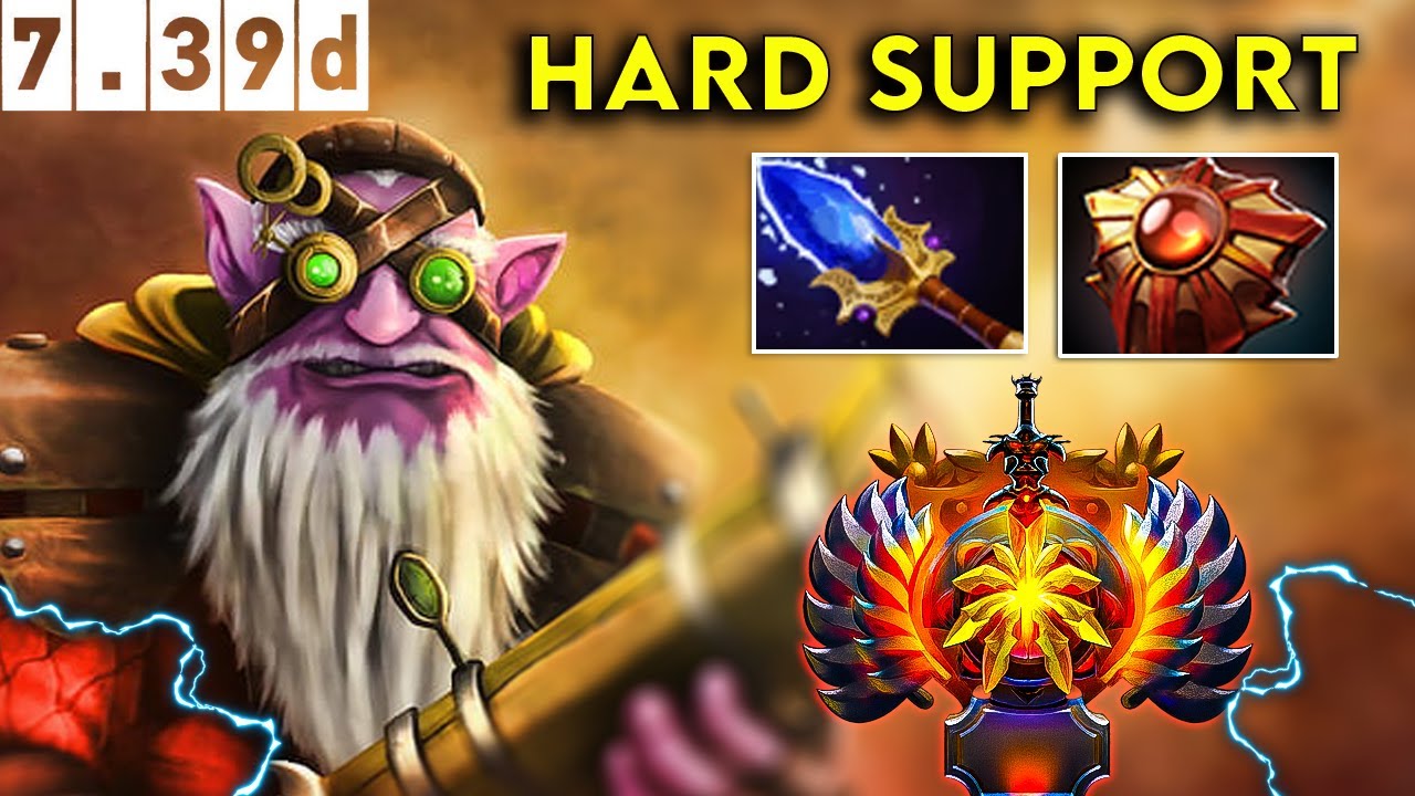 Sniper Immortal Hard Support - Dota 2 Patch 7.39d Pro Pub Gameplay ...