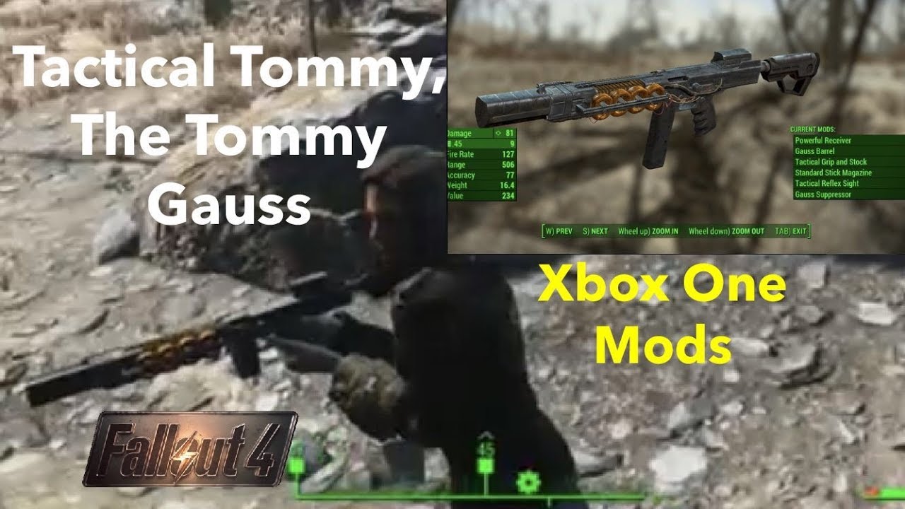 Tactical Tommy, The Tommy Gauss Fallout 4 Xbox One Mods - YouTube