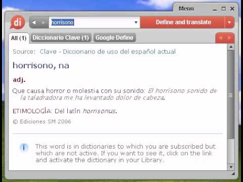 Definición de horrísono - YouTube
