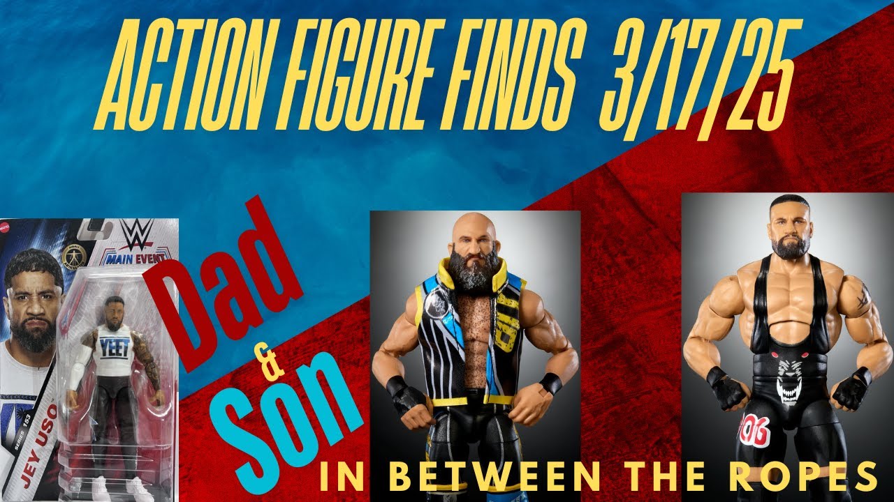 Dad&Son In Between The Ropes Action Figure Find #wweactionfigures - YouTube
