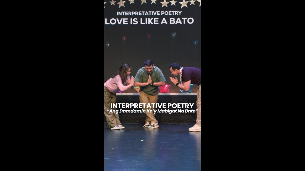 SPIT interprets an improvised poem with words and movement ...