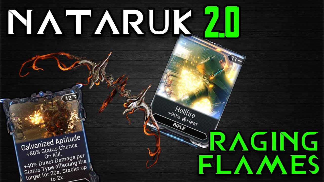 My NEW NATARUK BUILD is GREAT [Warframe] - YouTube