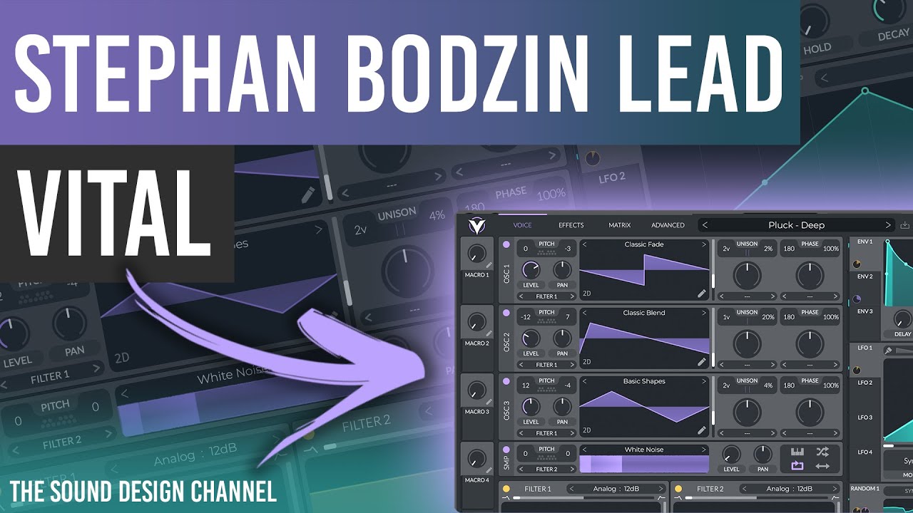 VITAL Tutorial | Bodzin Lead Sound, Melodic Techno | Afterlife, Stephan ...