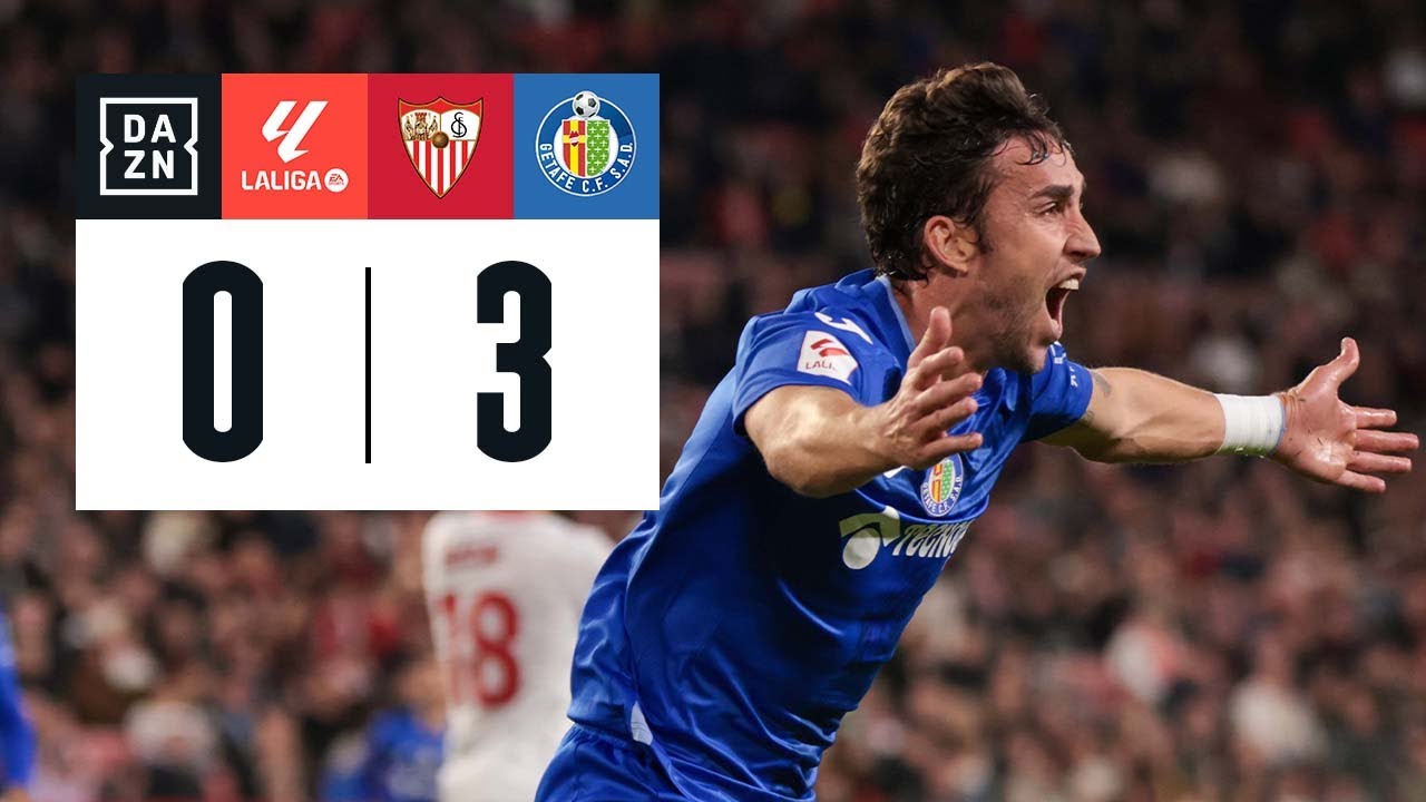 Sevilla FC vs Getafe CF (0-3) | Resumen y goles | Highlights LALIGA EA ...