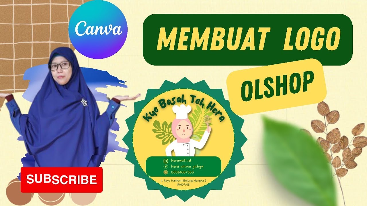 Membuat Logo Olshop #tutorialcanva #canva #logodesign - YouTube
