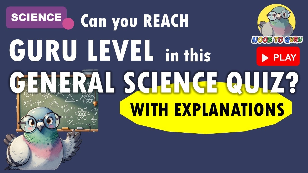 General Science Quiz 🌿 Earth, Plants, & Human Body Facts | Noob To Guru ...