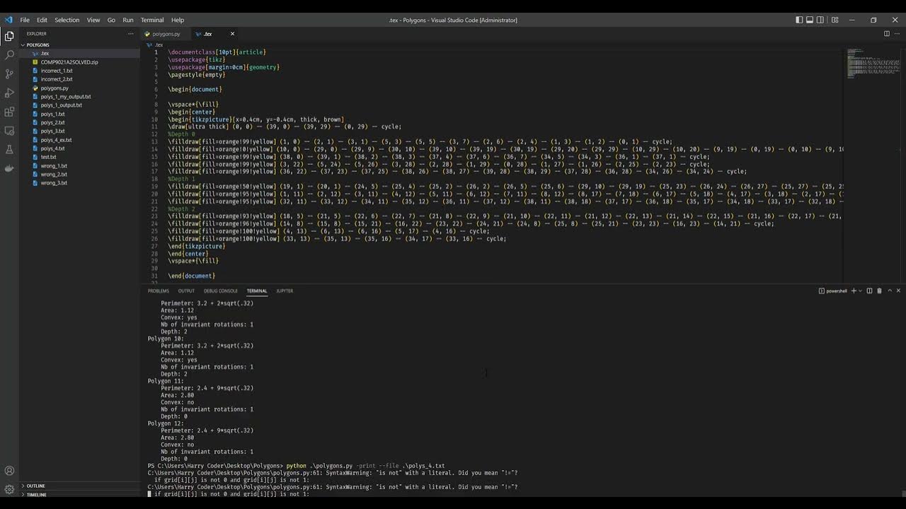 [SOLVED] COMP9021 Polygons Assignment 2 - YouTube