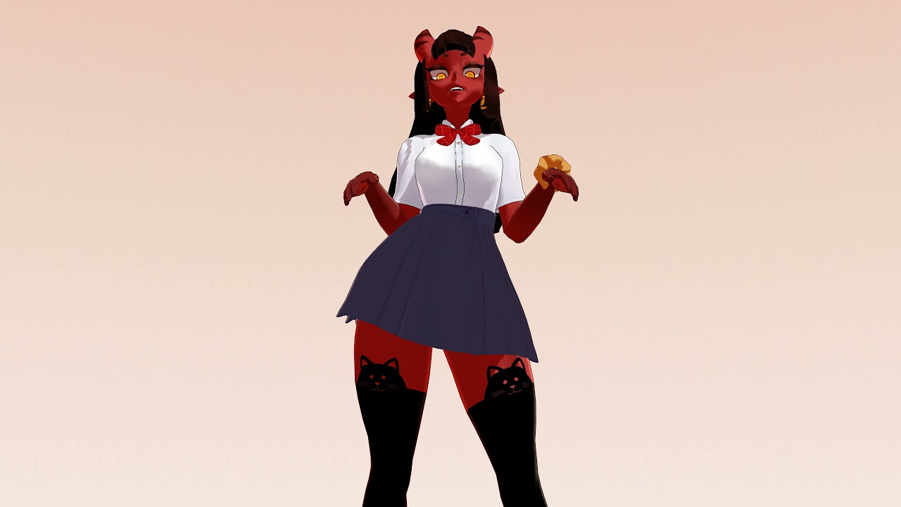 【MMD Meru The Succubus 】 Cat on the ceiling - Meru - YouTube