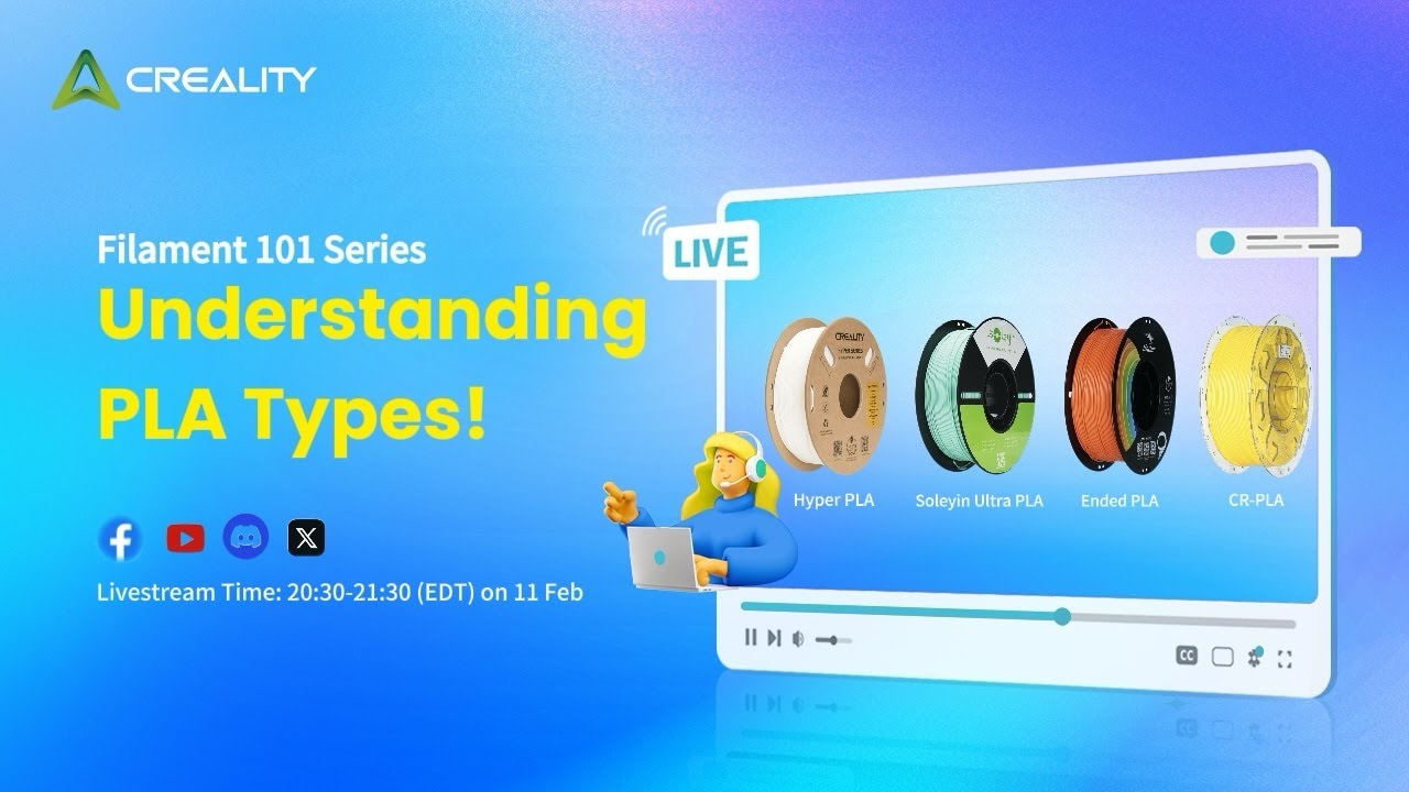 🚀Filament 101 Series: Understanding PLA Types！ - YouTube