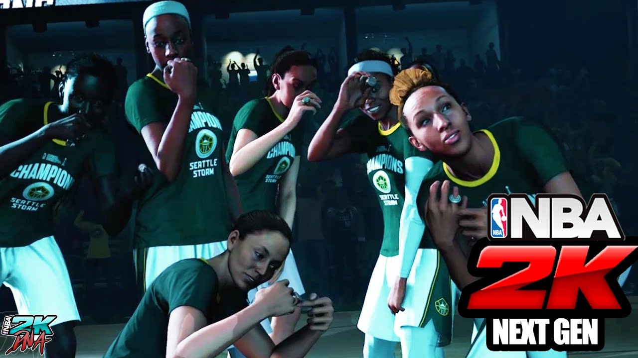 NBA 2K22 Next Gen - WNBA Ring Ceremony - YouTube