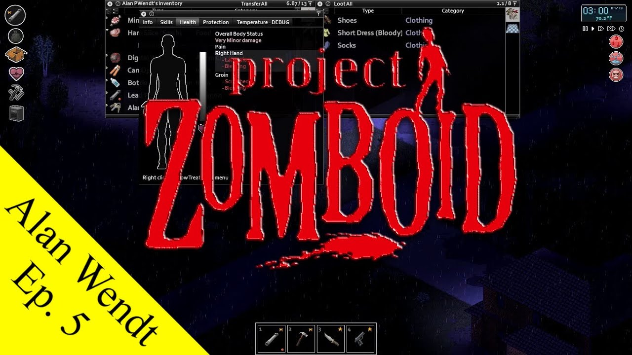 It's Only a Scratch - Project Zomboid Gameplay (Build 41 beta) - Alan ...