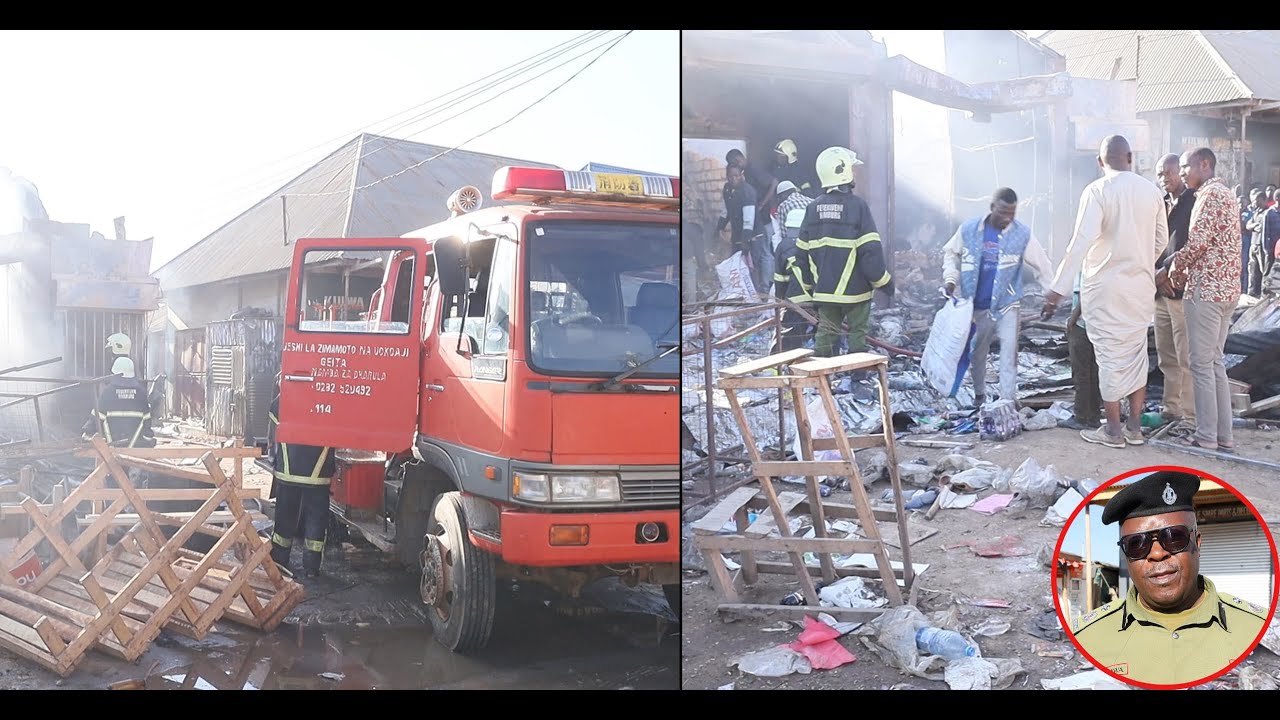 KAMANDA JESHI LA ZIMAMOTO AFUNGUKA TUKIO LA MOTO LILILOTEKETEZA MADUKA ...