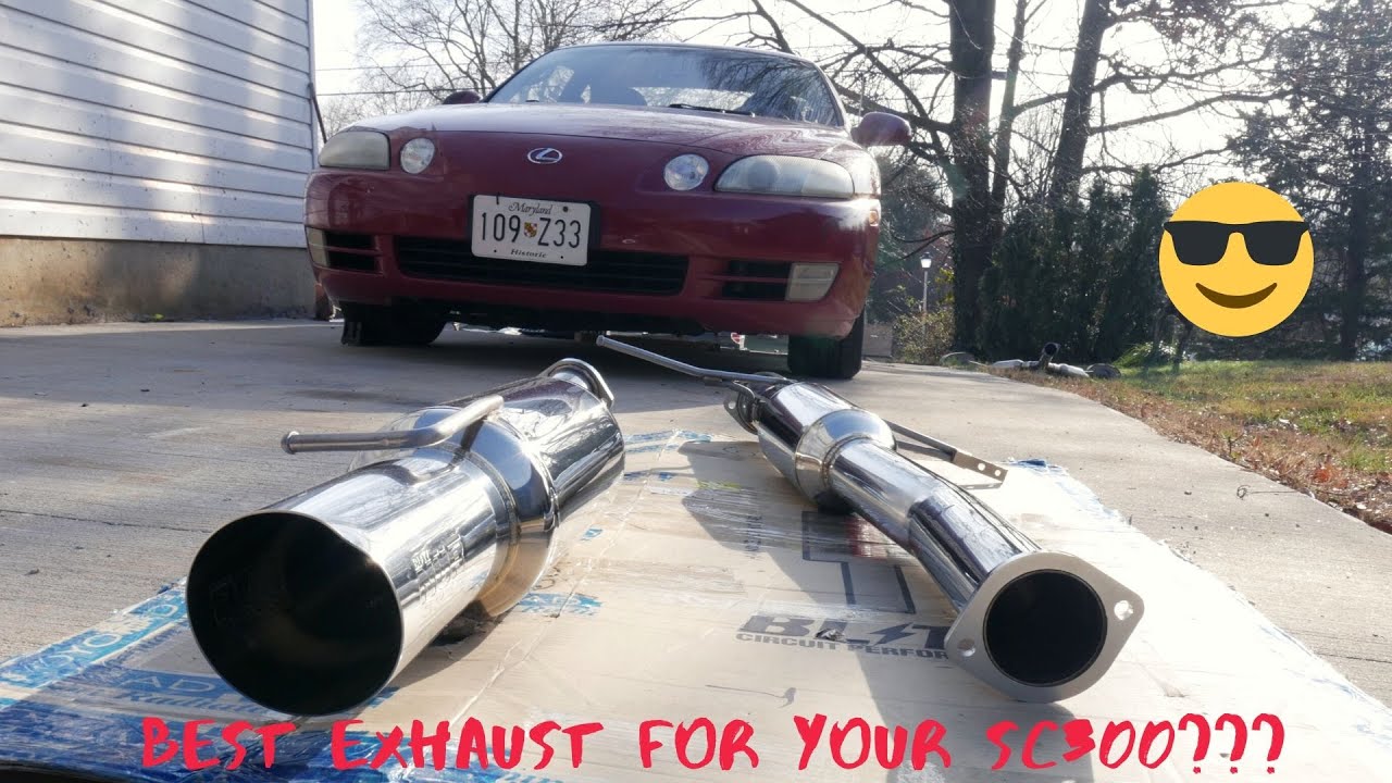 Sc300 gets a Full 3 inch Blitz Nur spec exhaust and it sounds amazing ...