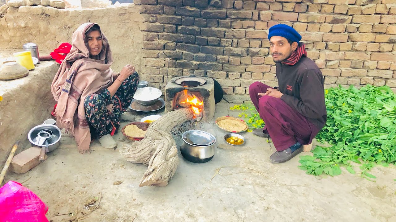 Village Life Pakistan | Cooking Village Traditional Food ...