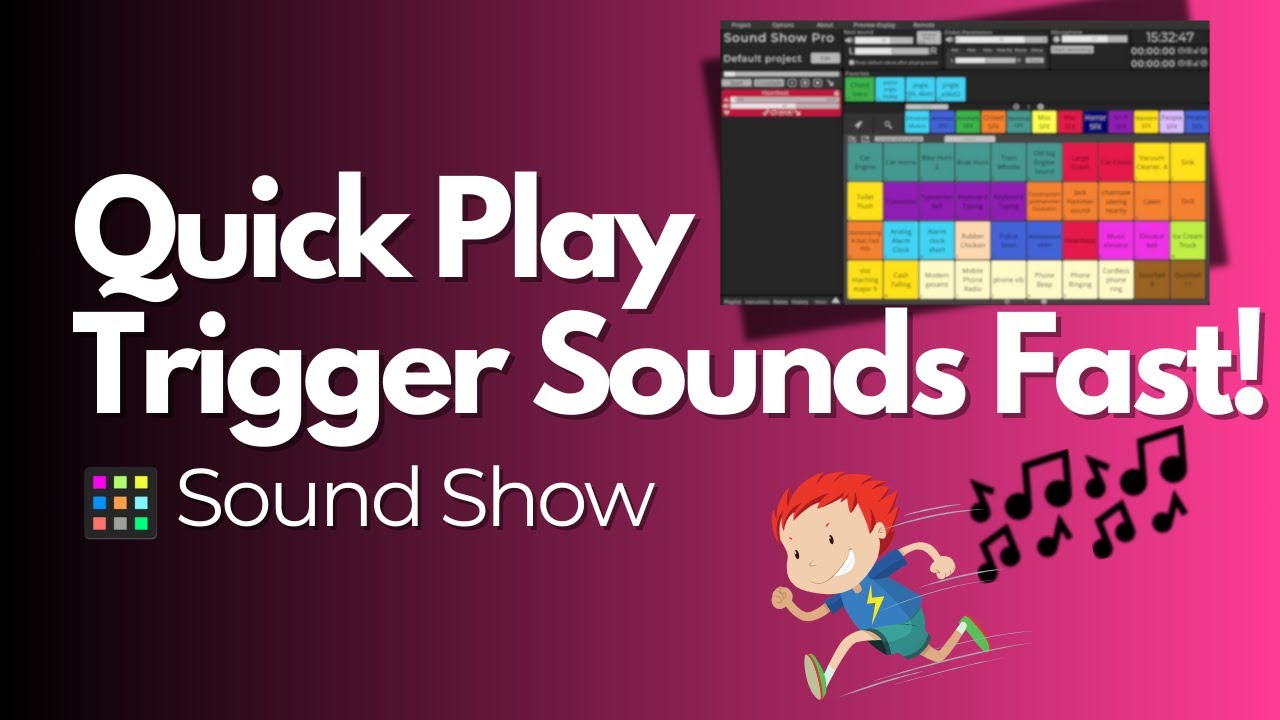 Sound Show - Trigger Sounds Fast! - YouTube