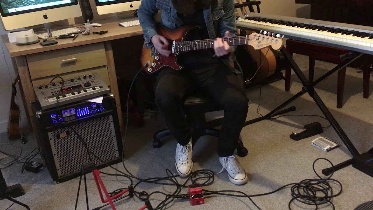 Boss Loop Station RC-1 Live Loop Performance - YouTube