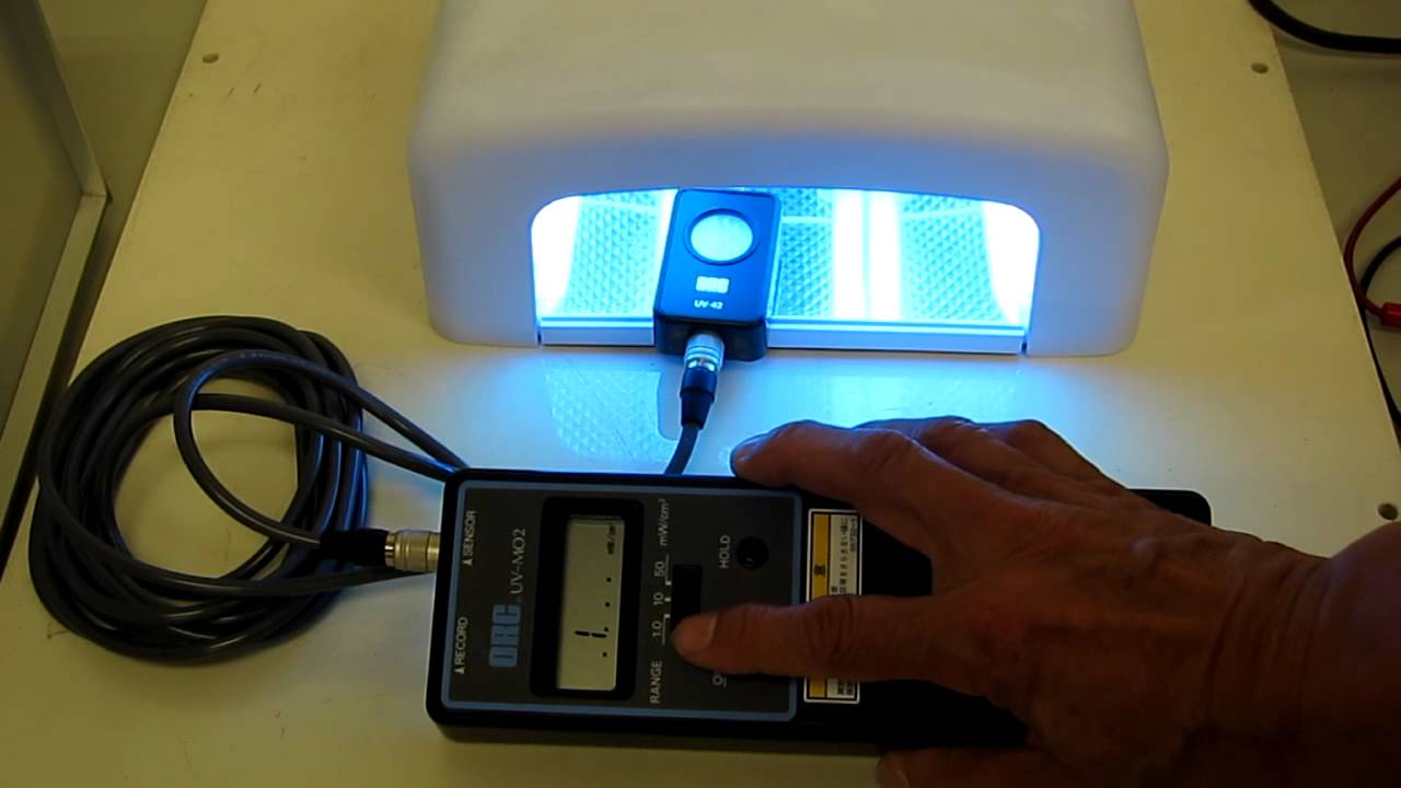 ORC UV-M02 Ultraviolet intensity meter 動作確認 - YouTube