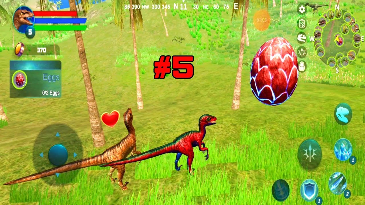 Velociraptor Simulator - Android Gameplay #5 - Dinosaur Simulator - YouTube