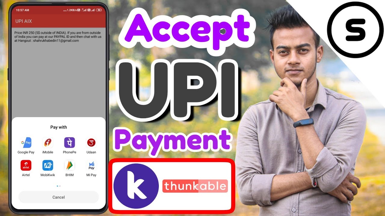 How to implement UPI payment gateway in App | Kodular/Thunkable UPI ...