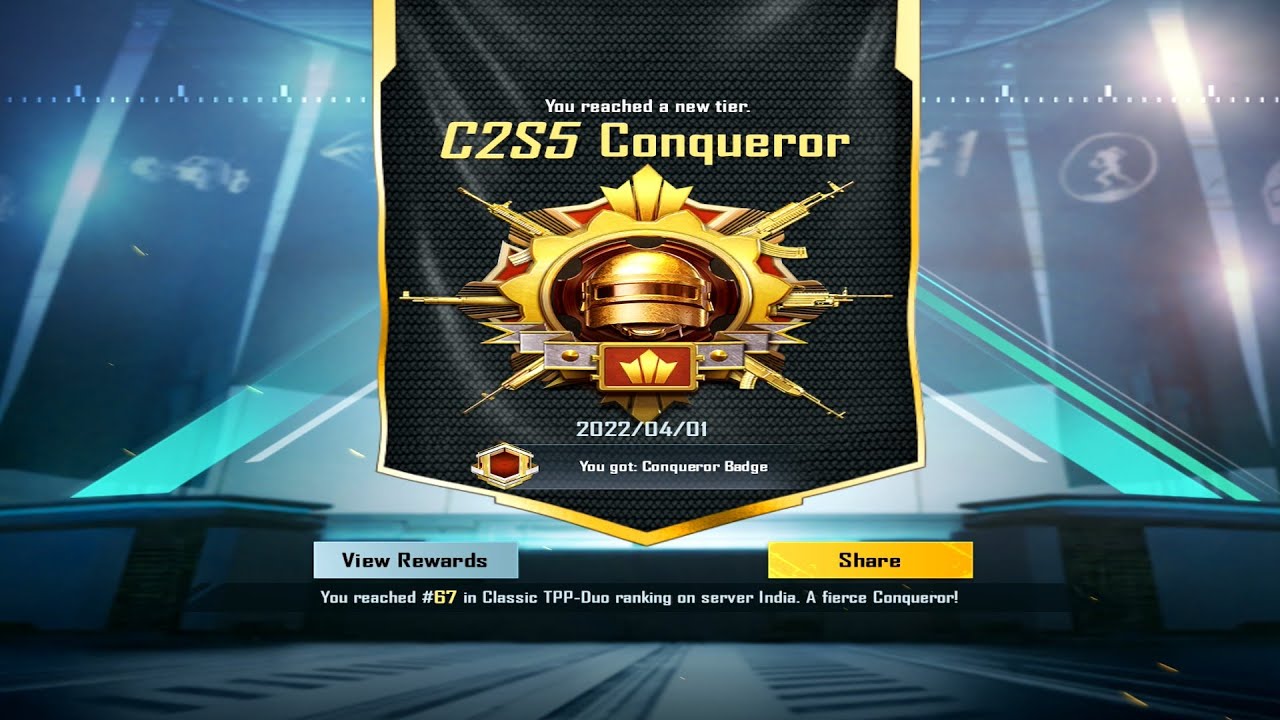 Finally C2S5 Conqueror 👑 - YouTube