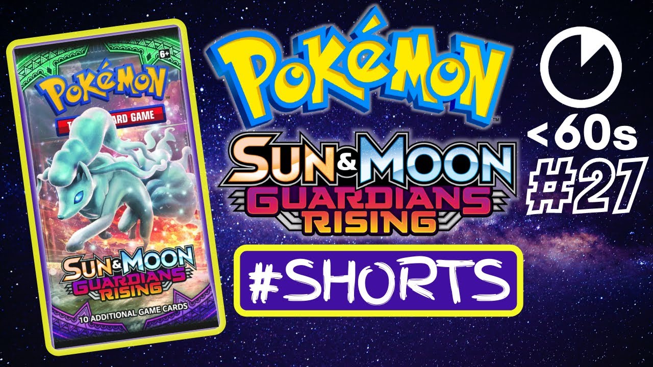 Pokémon Sun & Moon Guardians Rising Pack Opening 27 #Shorts - YouTube