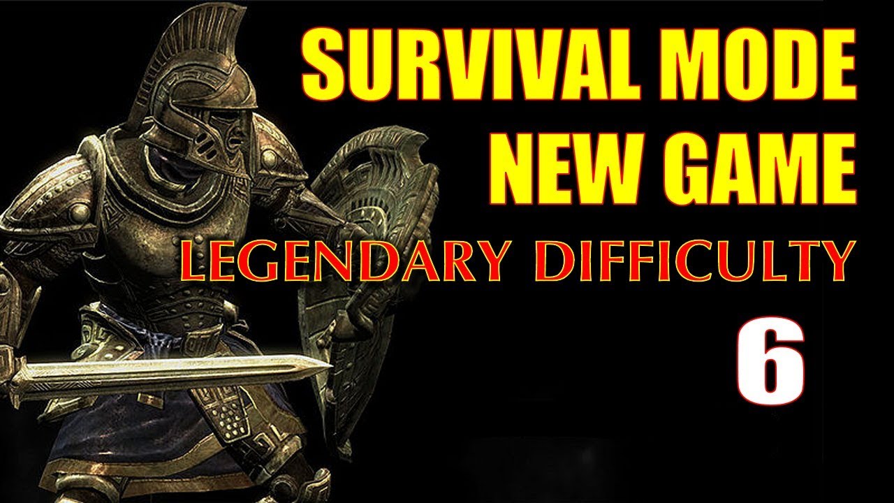 Skyrim SURVIVAL MODE Walkthrough Legendary, New Game Part 6 - How to ...