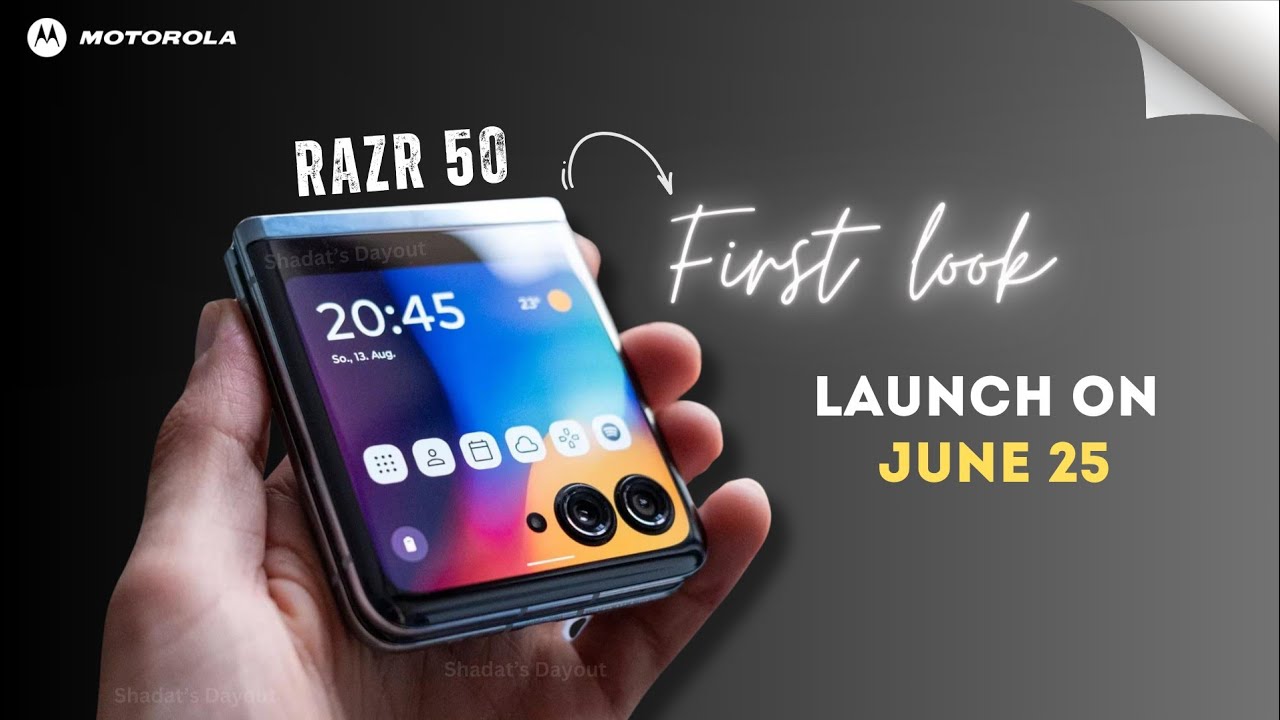 Moto Razr 50 - First LOOK, Design, Specifications, Price & Launch Date ...