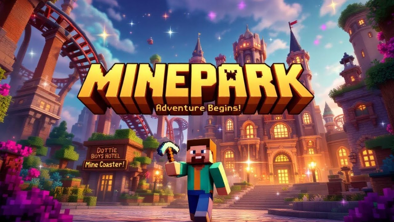 Welcome to Minepark – My Custom Minecraft Theme Park! 🎢 - YouTube