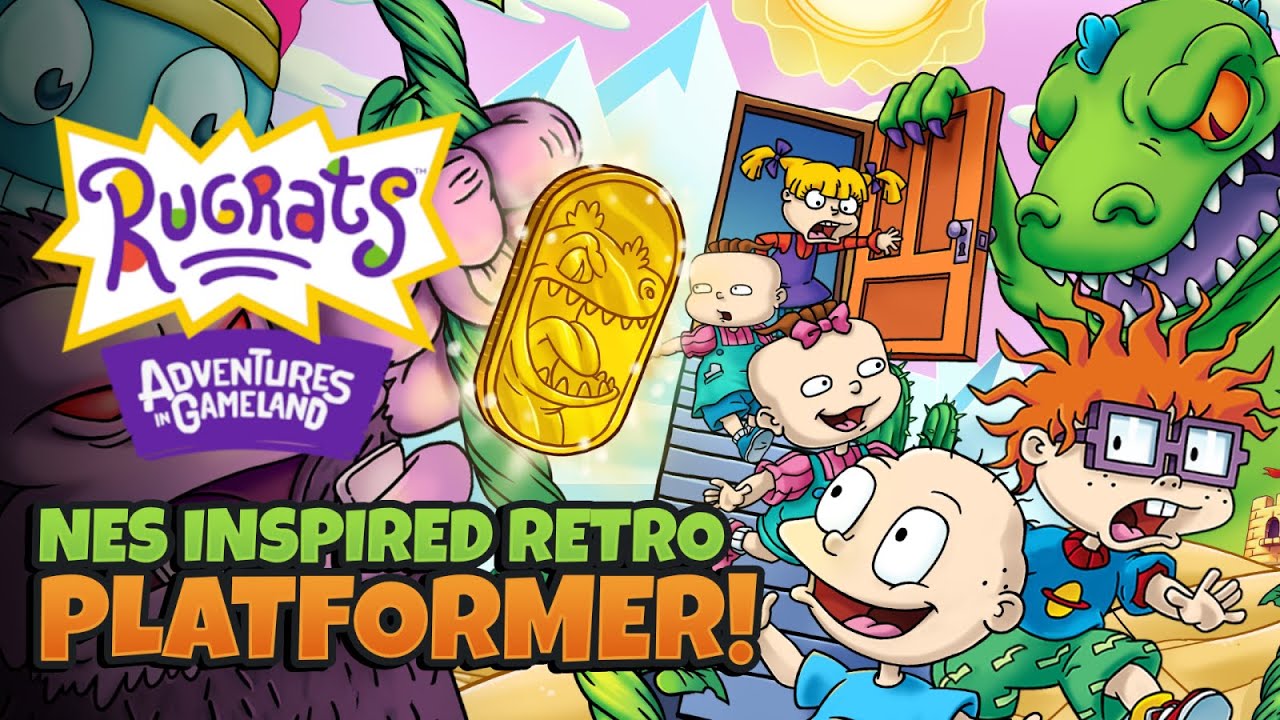 RUGRATS: ADVENTURES IN GAMELAND is basically Mario 2 with babies - YouTube