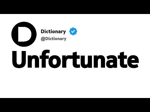 Unfortunate Meaning In Telugu - YouTube
