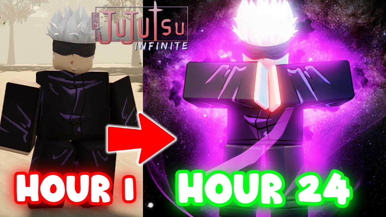 I Spent 24 Hours As Gojo Satoru In Jujutsu Infinite | Roblox - YouTube